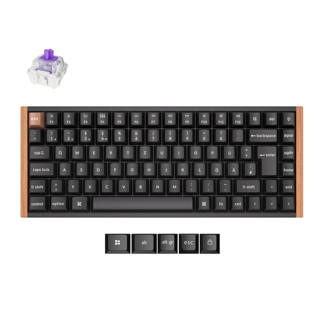 Keychron K2 HE Wireless Magnetic Switch Custom Keyboard ISO Layout Col ...