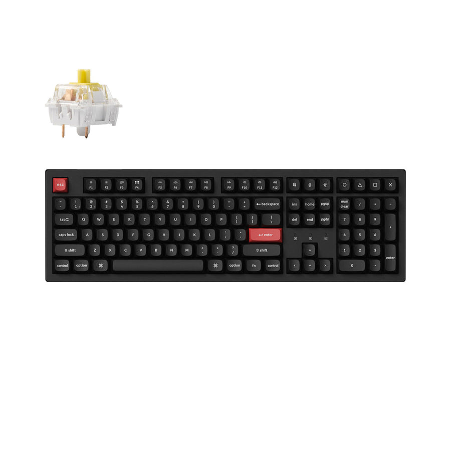 Keychron K10 Pro QMK/VIA Wireless Mechanical Keyboard (US ANSI Layout ...