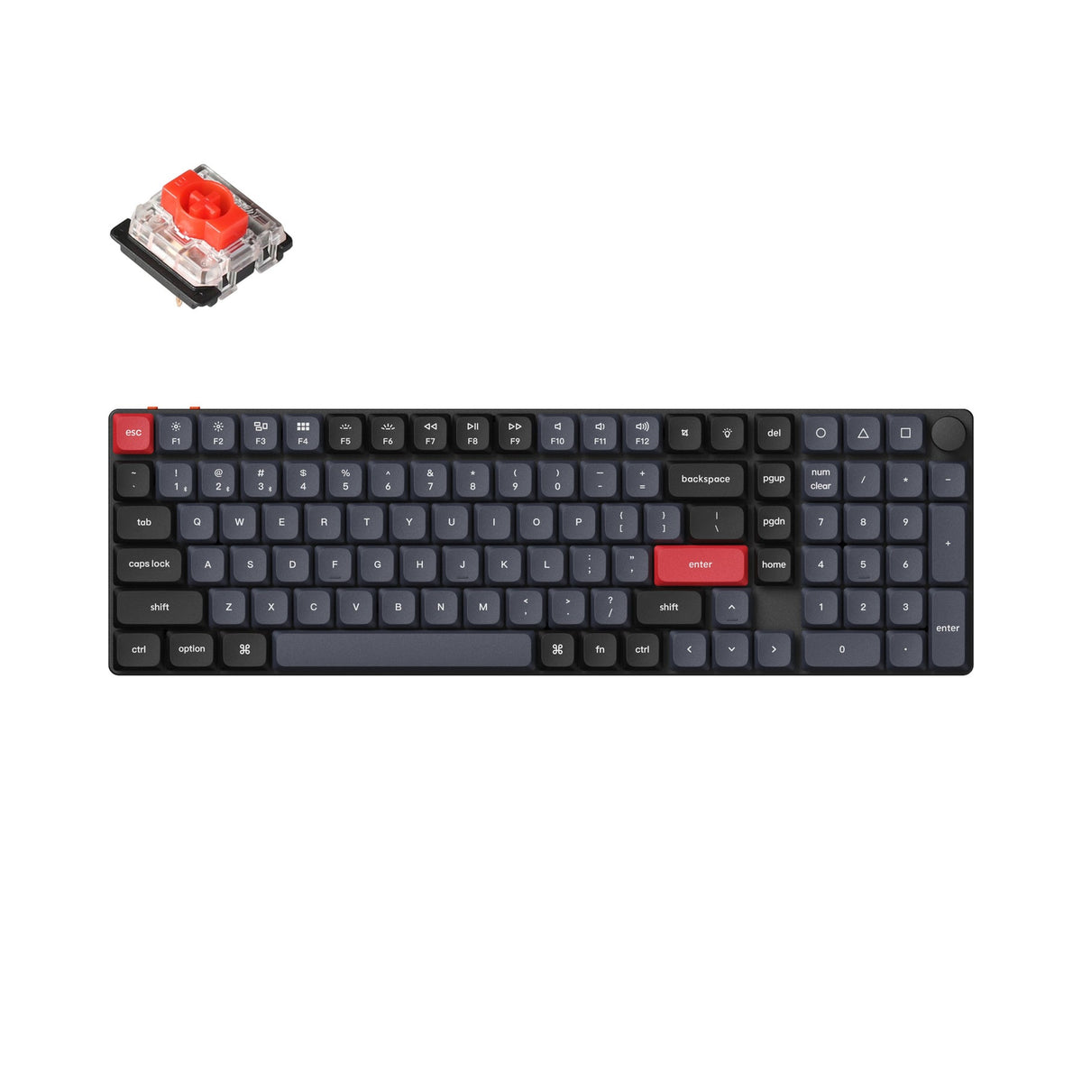 Keychron K17 Pro QMK/VIA Wireless Custom Mechanical Keyboard (US ANSI ...