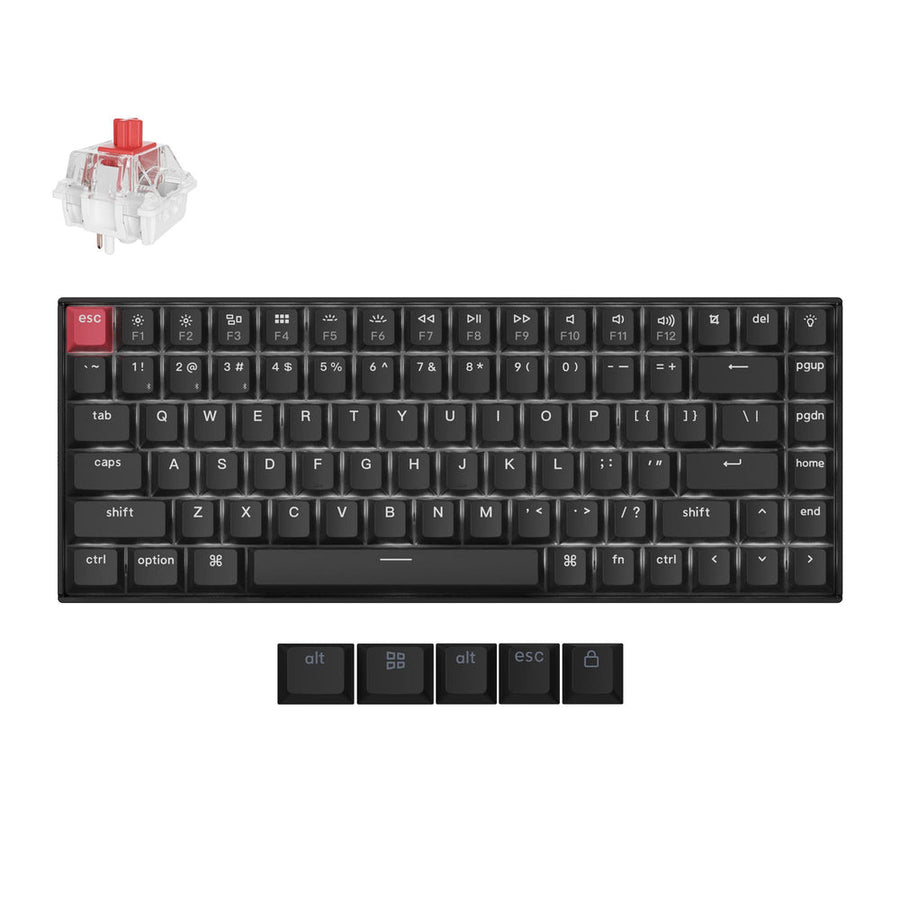 Keychron K2 QMK Wireless Mechanical Keyboard (Version 3) (US ANSI Layo ...