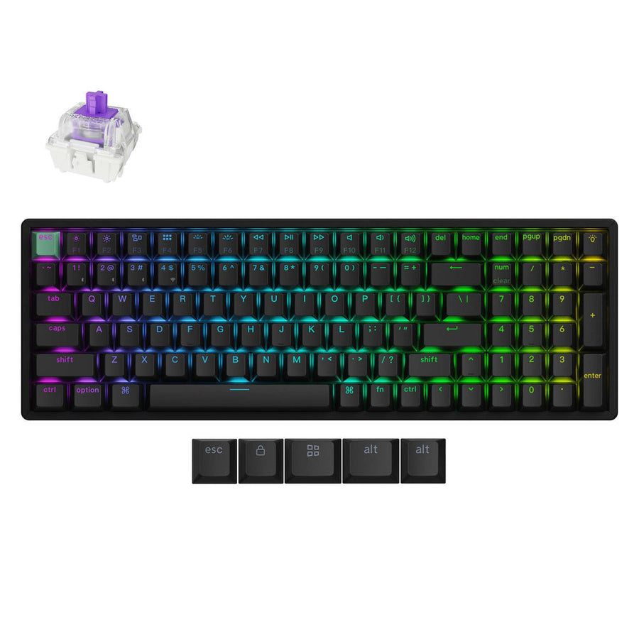 Keychron K4 HE Wireless Magnetic Switch Custom Keyboard (US ANSI Layou ...