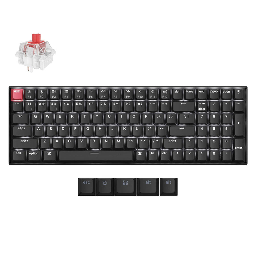Keychron K4 QMK Wireless Mechanical Keyboard (Version 3) (US ANSI Layo ...