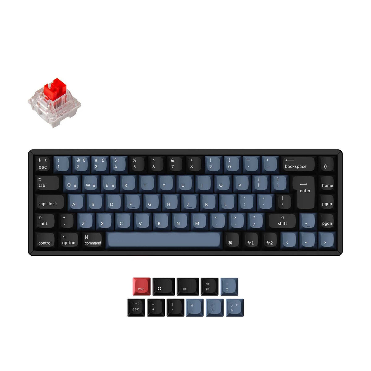 Keychron K6 Pro QMK/VIA Wireless Mechanical Keyboard ISO Layout Collec ...