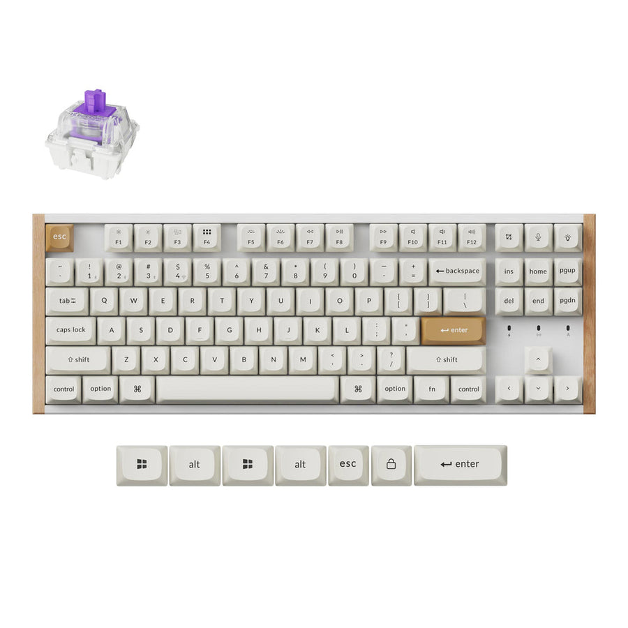 Keychron K8 HE Wireless Magnetic Switch Custom Keyboard (US ANSI Layou ...