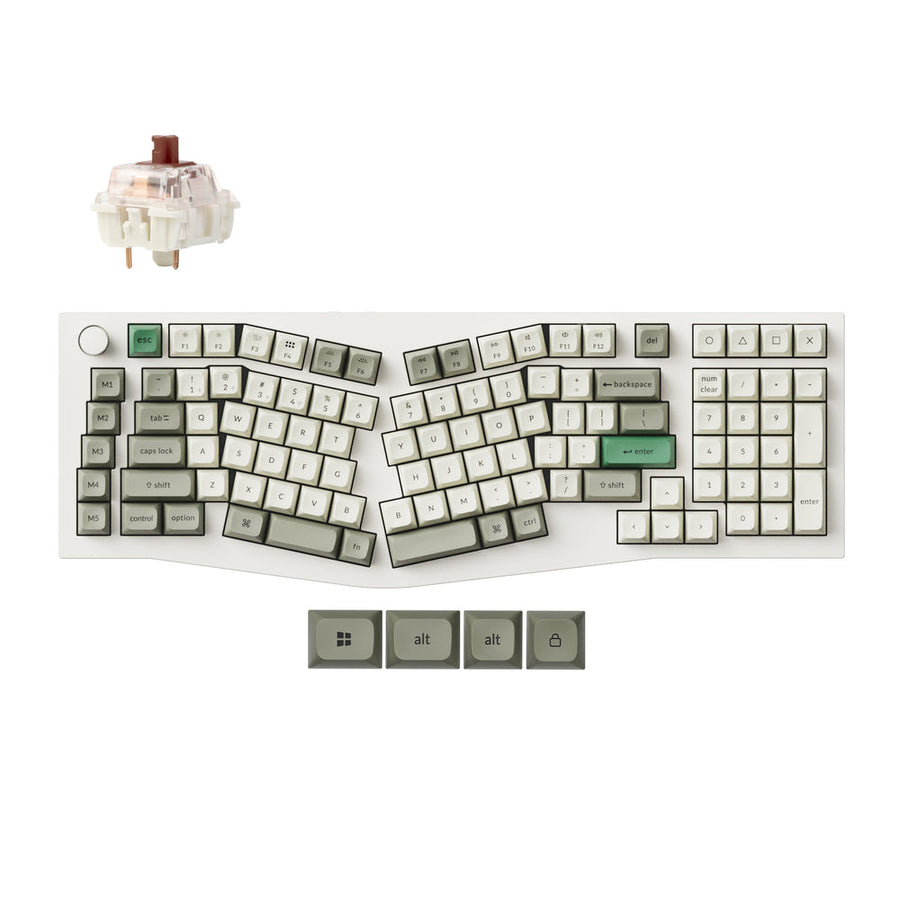 Keychron Q13 Max (Alice Layout) QMK Wireless Custom Mechanical Keyboar ...