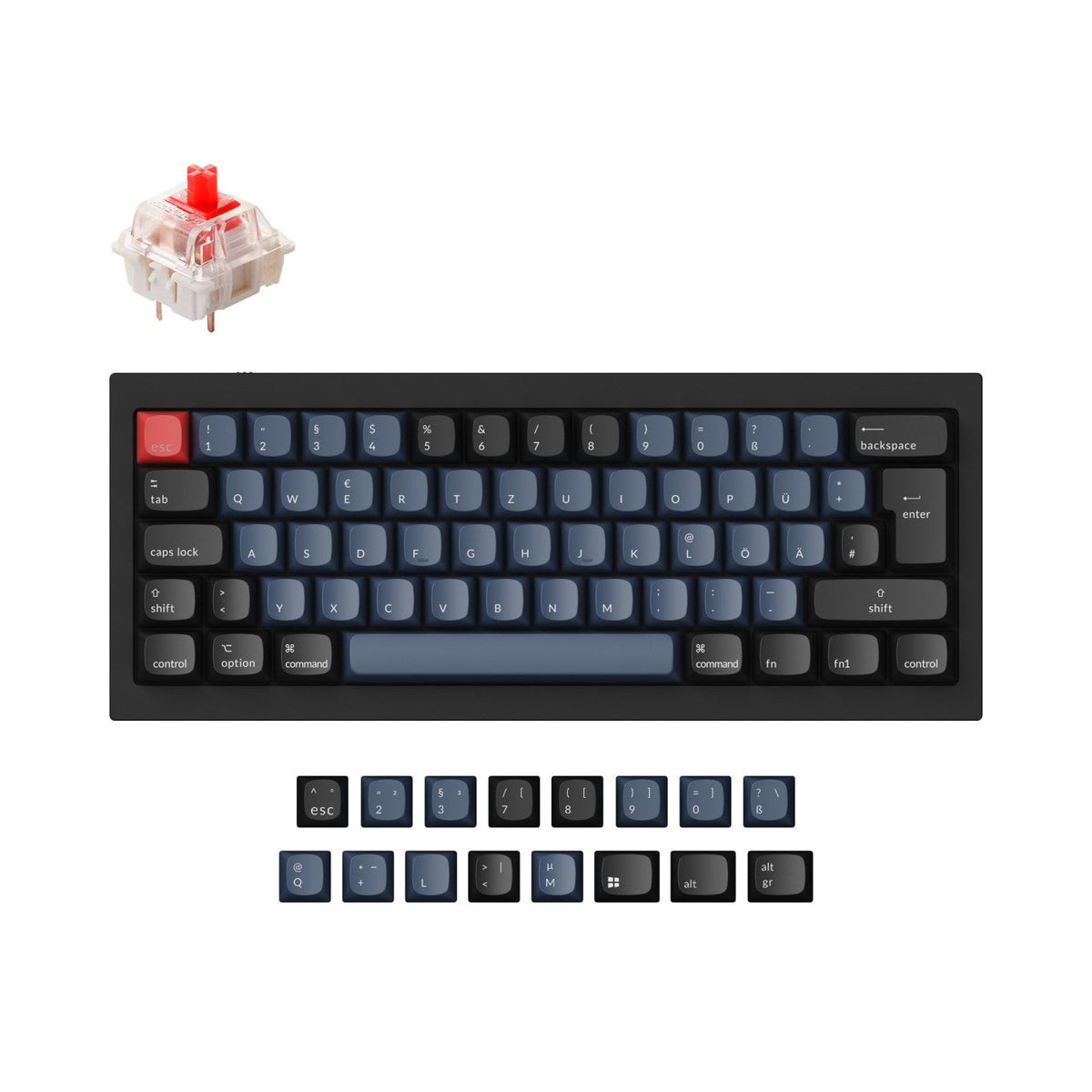 Keychron Q4 QMK Custom Mechanical Keyboard ISO Layout Collection ...