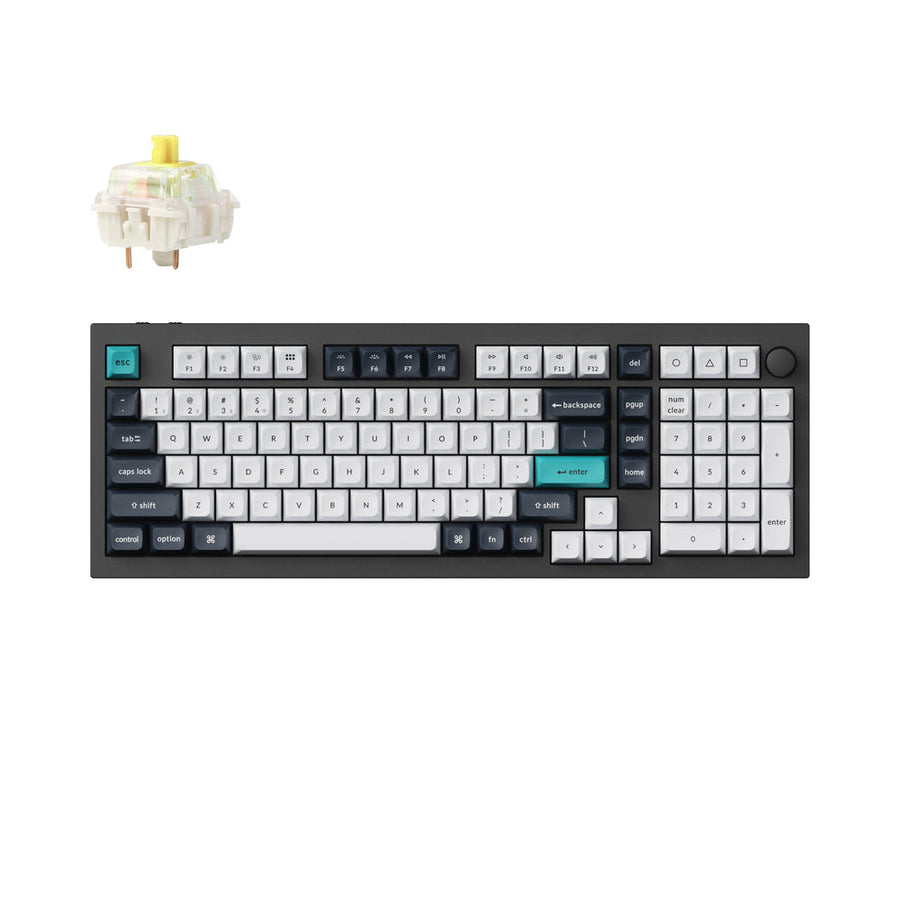 Keychron Q5 Max QMK/VIA Wireless Custom Mechanical Keyboard (US ANSI L ...