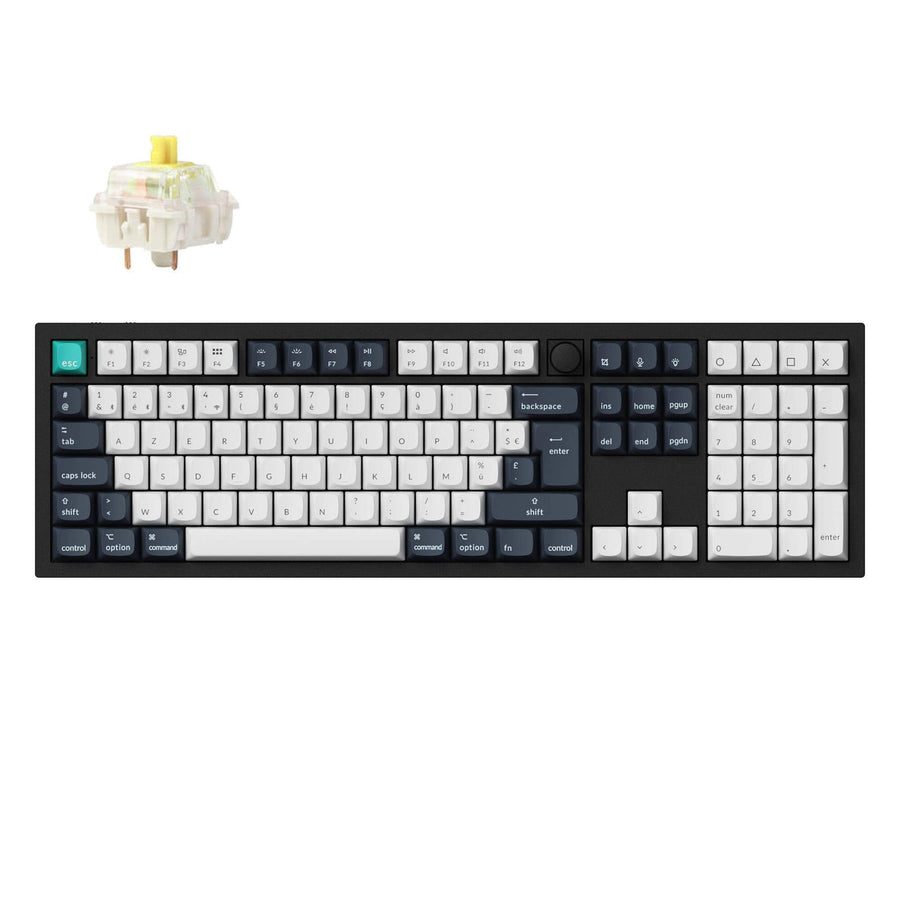 Keychron Q6 Max QMK/VIA Wireless Custom Mechanical Keyboard ISO Layout ...