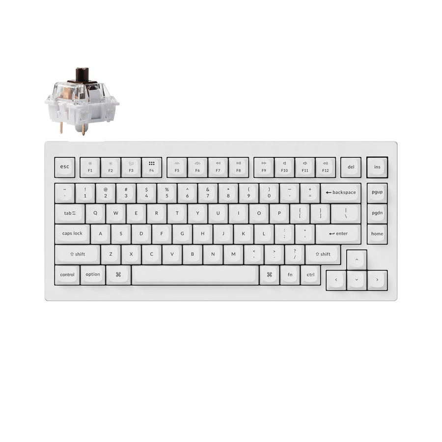 Keychron V1 QMK Custom Mechanical Keyboard (US ANSI Layout) – Keychron ...