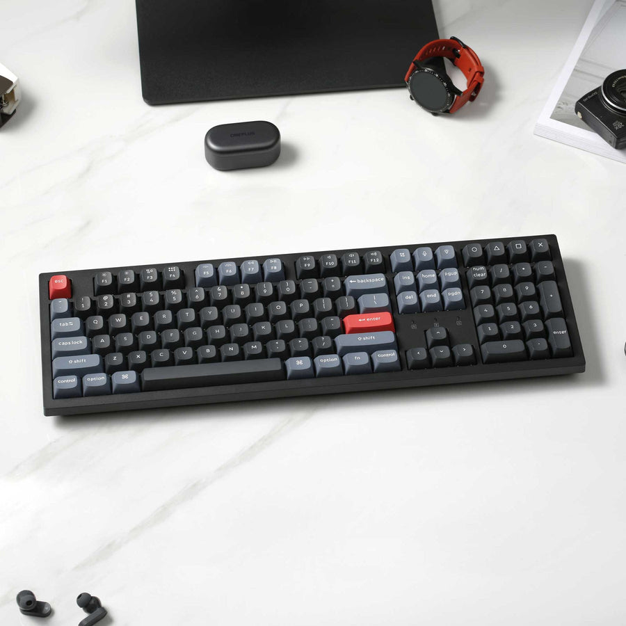Keychron K10 Pro QMK/VIA Wireless Mechanical Keyboard (US ANSI Layout ...
