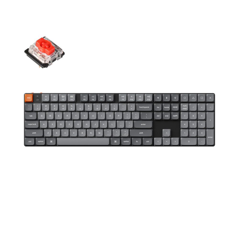Keychron K5 Max QMK/VIA Wireless Custom Mechanical Keyboard (US ANSI L ...