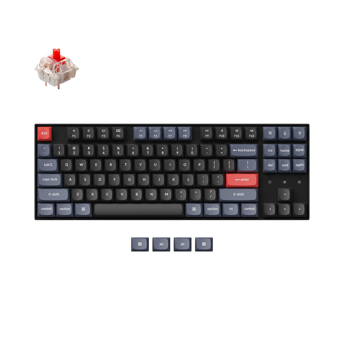 Keychron K8 Pro QMK/VIA Wireless Mechanical Keyboard (US ANSI Layout ...
