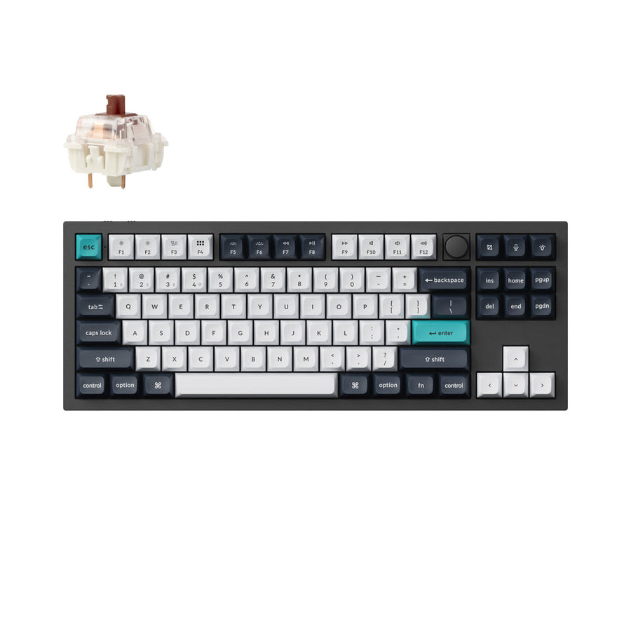 Keychron Q3 Max QMK/VIA Wireless Custom Mechanical Keyboard (US ANSI L ...