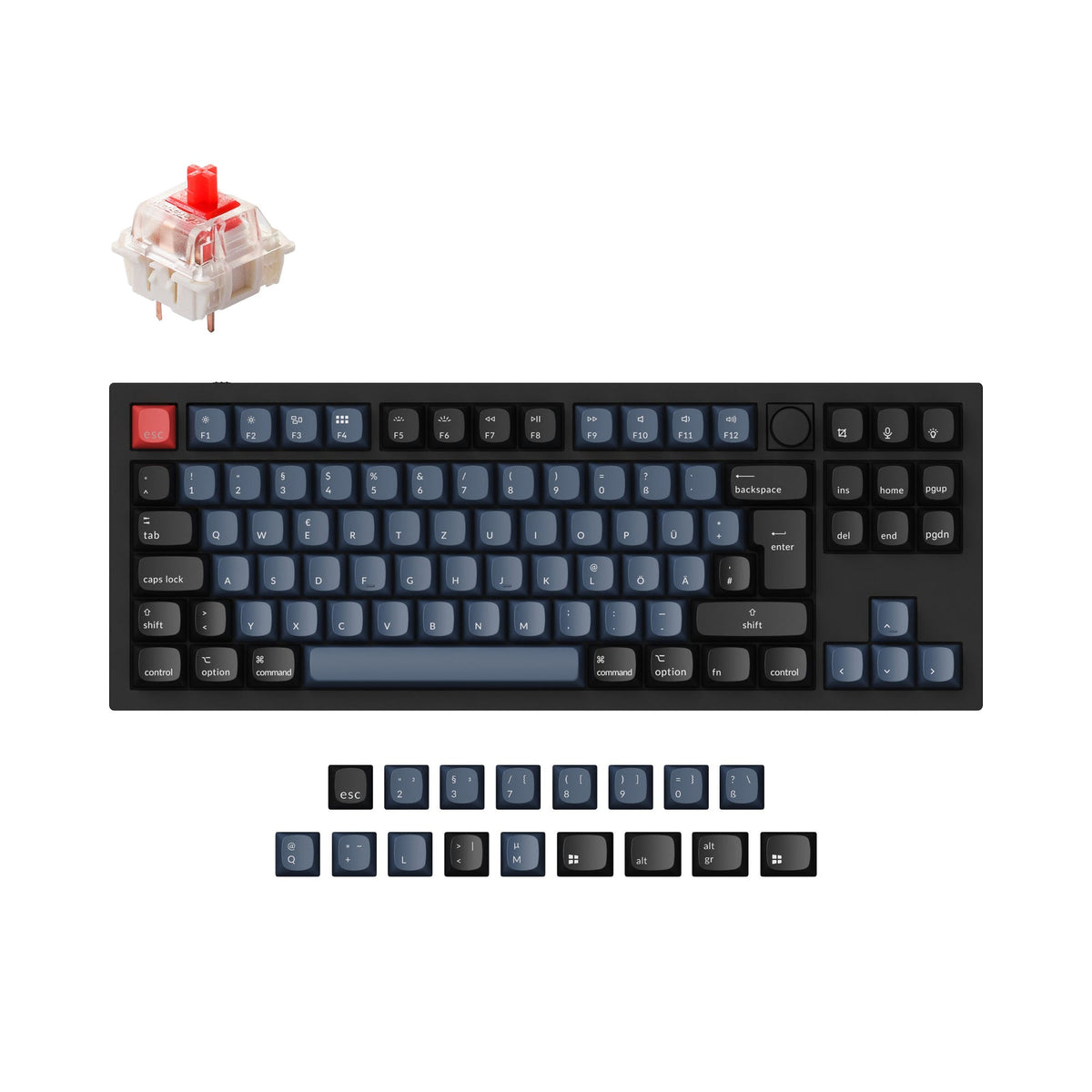 Keychron Q3 QMK Custom Mechanical Keyboard ISO Layout Collection ...