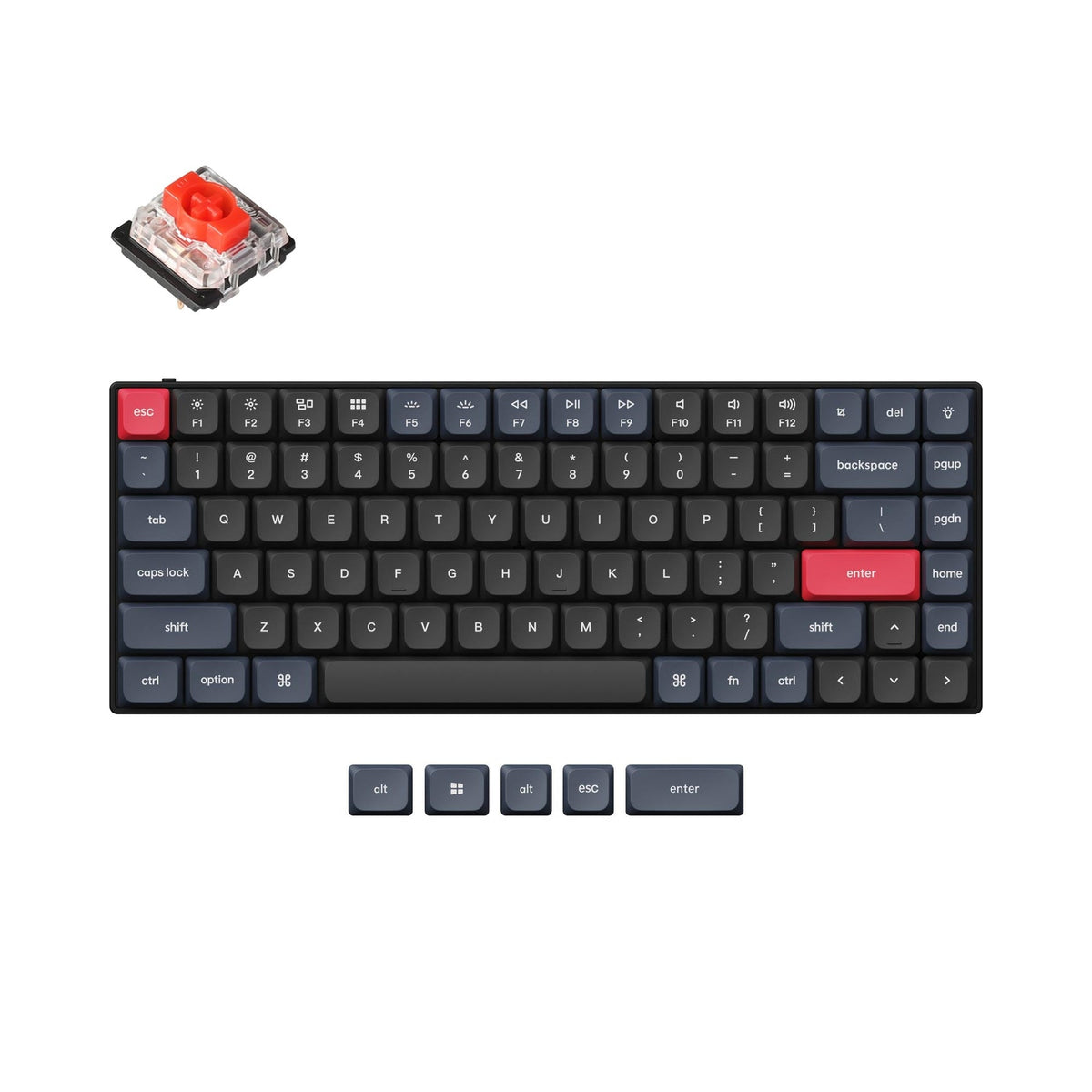 Keychron S1 QMK Custom Mechanical Keyboard (US ANSI Layout) – Keychron ...