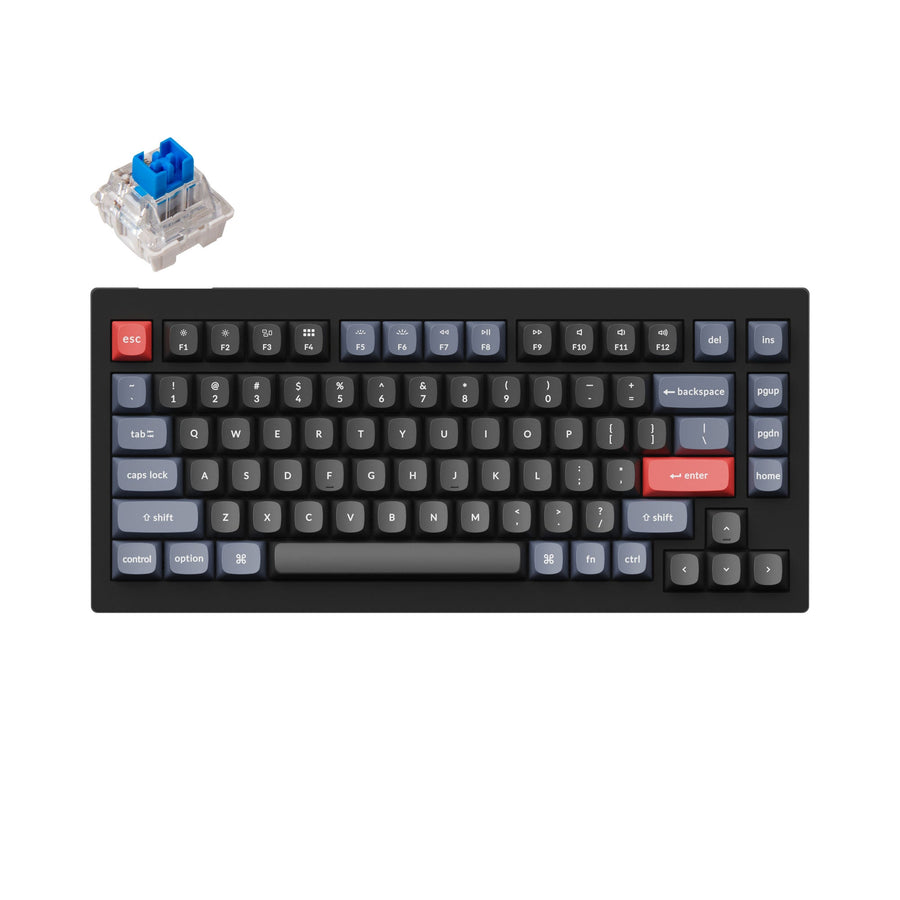 Keychron V1 QMK Custom Mechanical Keyboard (US ANSI Layout) – Keychron ...