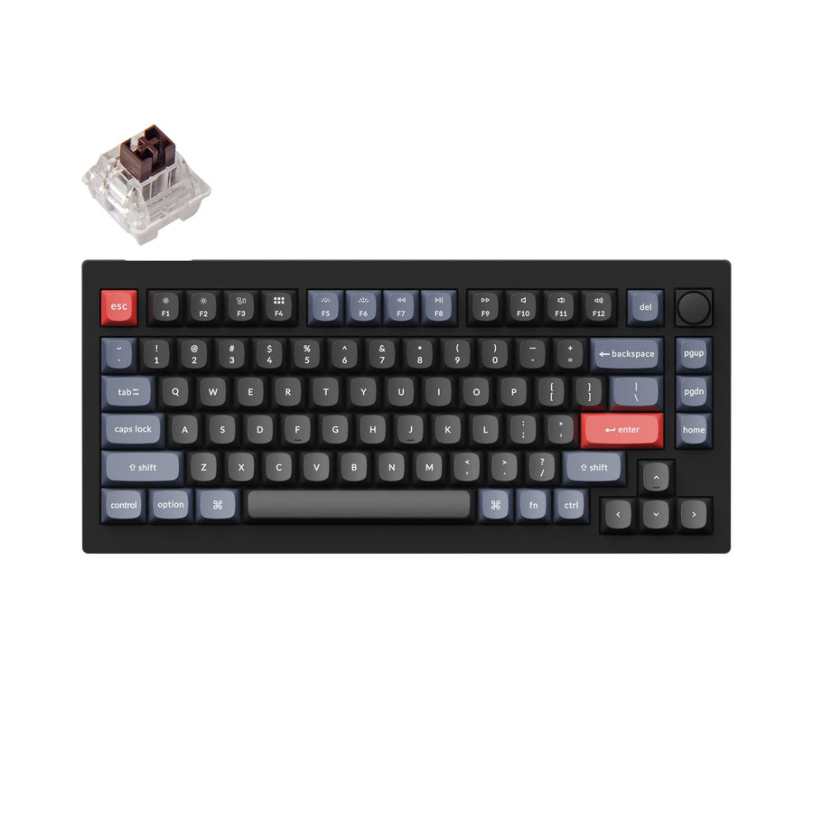 Keychron V1 QMK Custom Mechanical Keyboard (US ANSI Layout) – Keychron ...