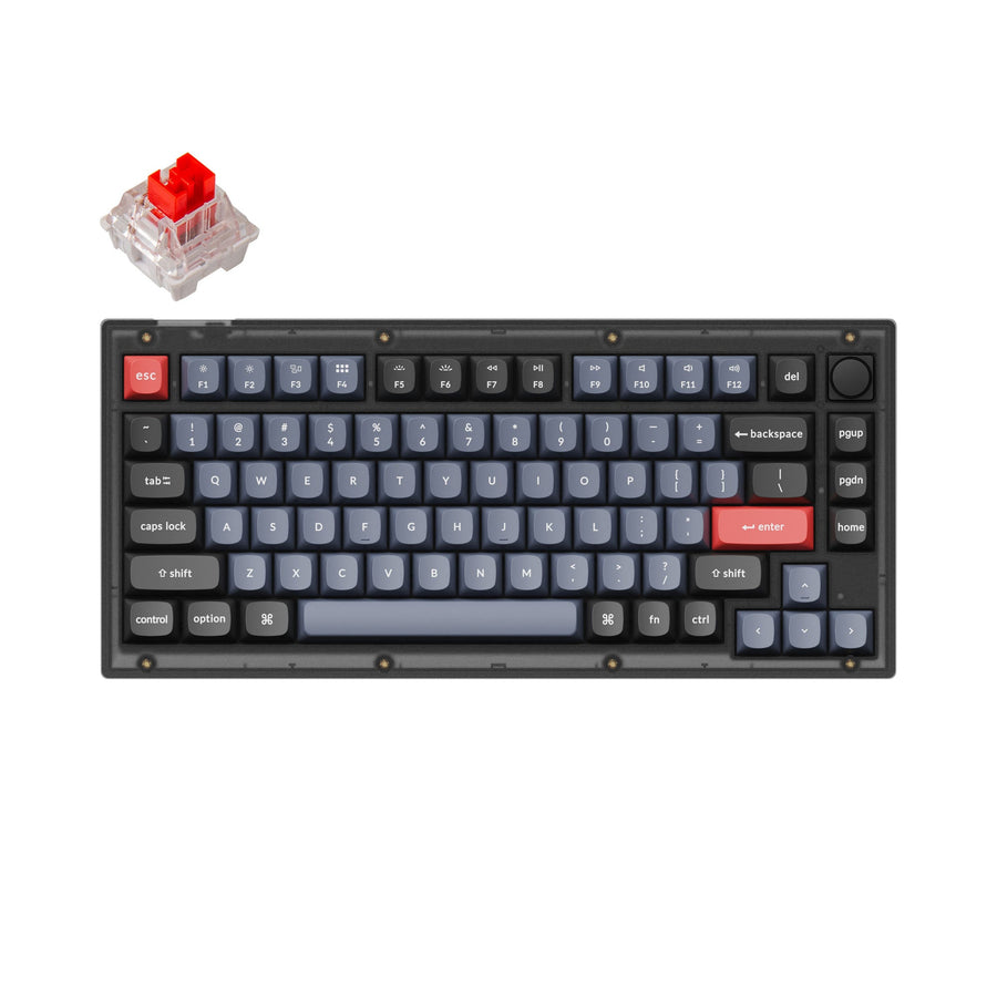 Keychron V1 QMK Custom Mechanical Keyboard (US ANSI Layout) – Keychron ...