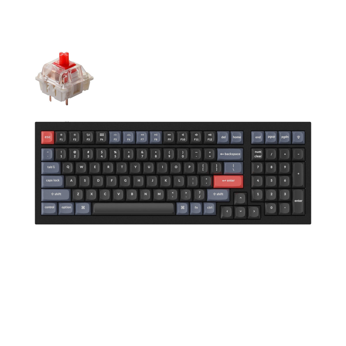 Keychron Q5 QMK Custom Mechanical Keyboard (US ANSI Layout) – Keychron ...