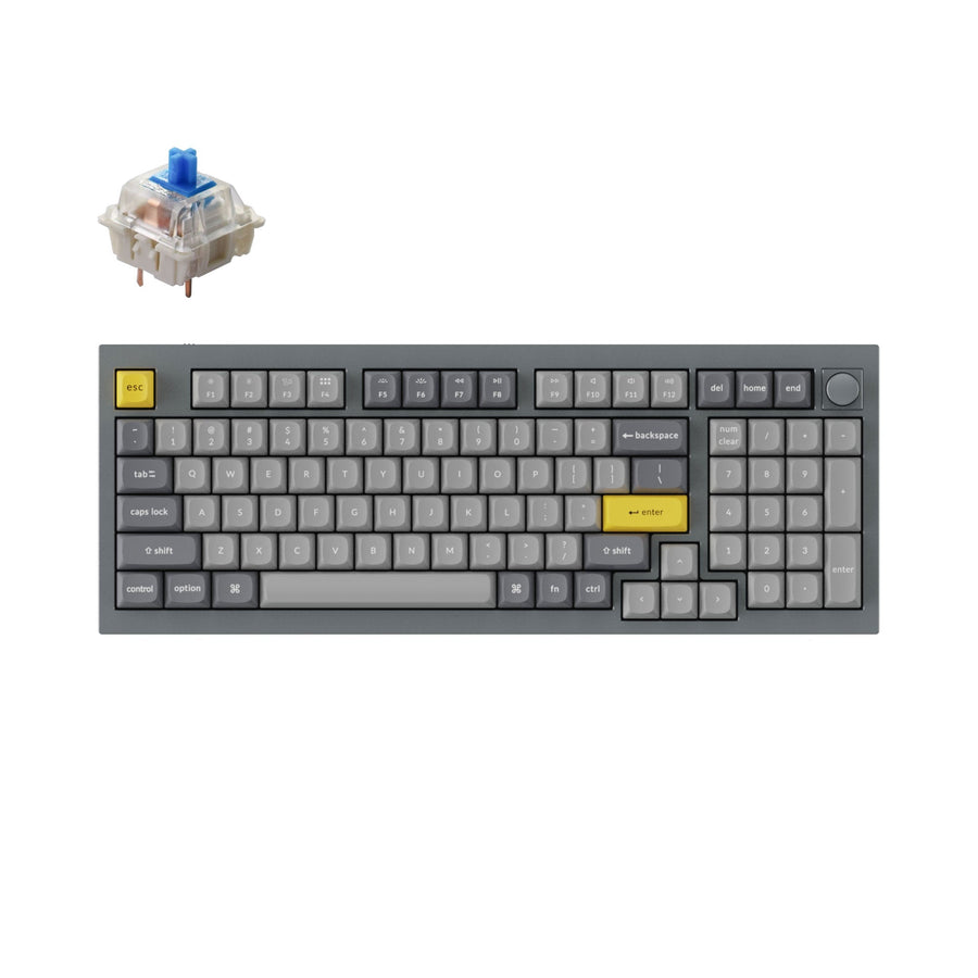 Keychron Q5 QMK Custom Mechanical Keyboard (US ANSI Layout) – Keychron ...