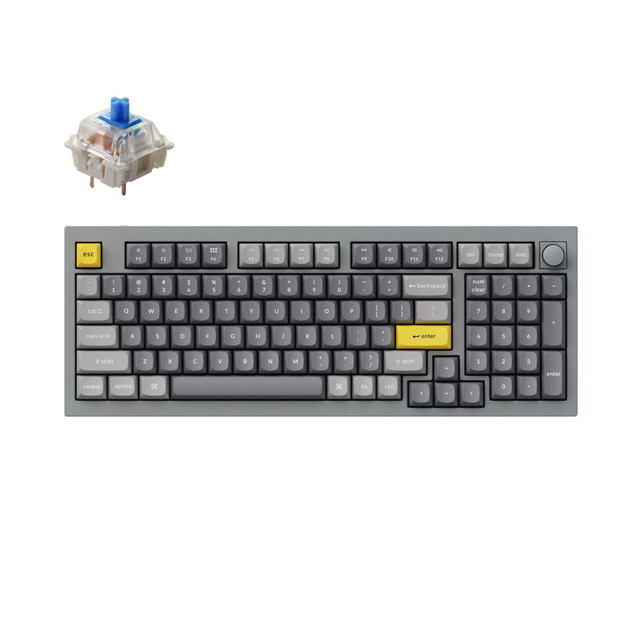 Keychron Q5 QMK Custom Mechanical Keyboard (US ANSI Layout) – Keychron ...