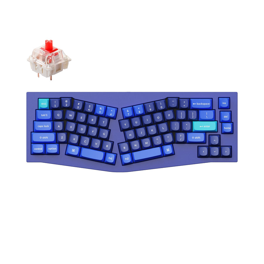 Keychron Q8 (Alice Layout) QMK Custom Mechanical Keyboard (US ANSI Lay ...