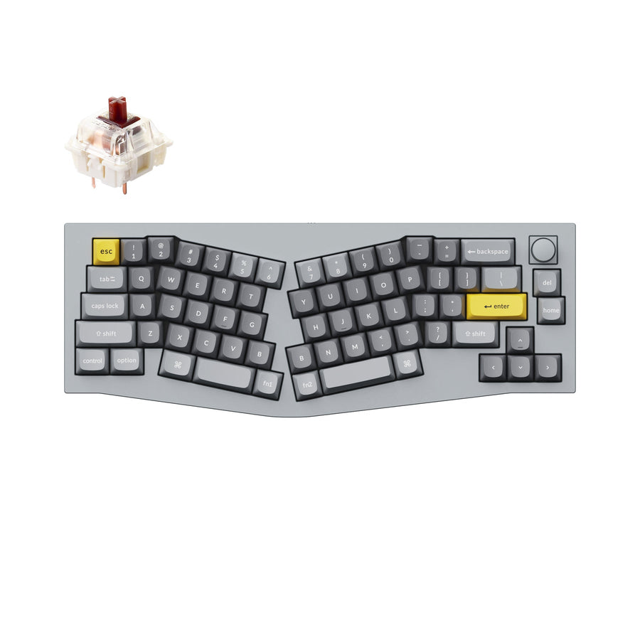 Keychron Q8 (Alice Layout) QMK Custom Mechanical Keyboard (US ANSI Lay ...